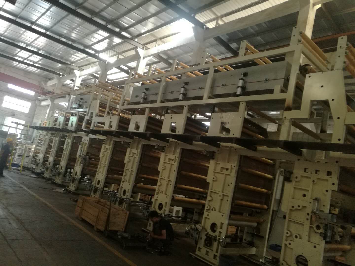 How did Qicheng design the roller printing machine?-Qicheng Machinery